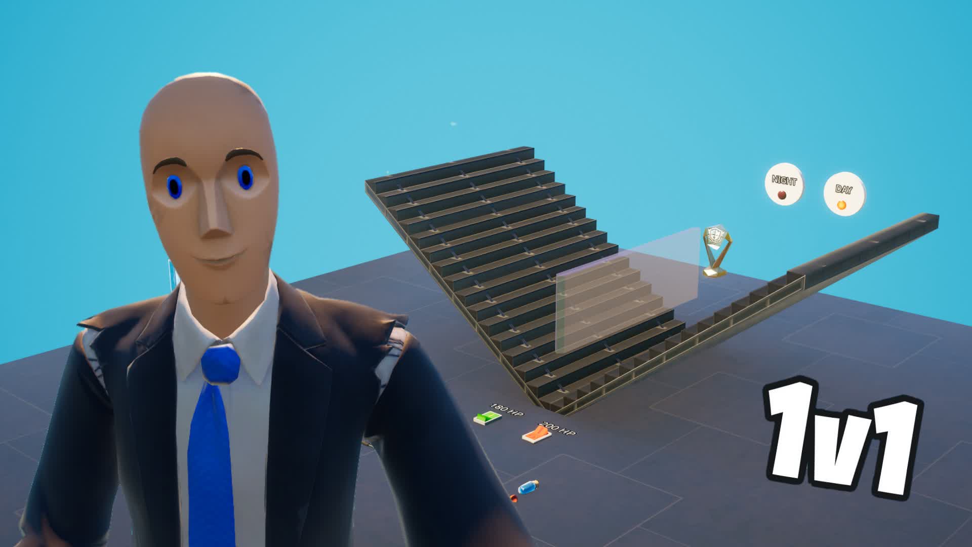 🤖AI 1v1 Build Fight🧠 8318-8999-5769 من ابتكار juniorgamer - Fortnite