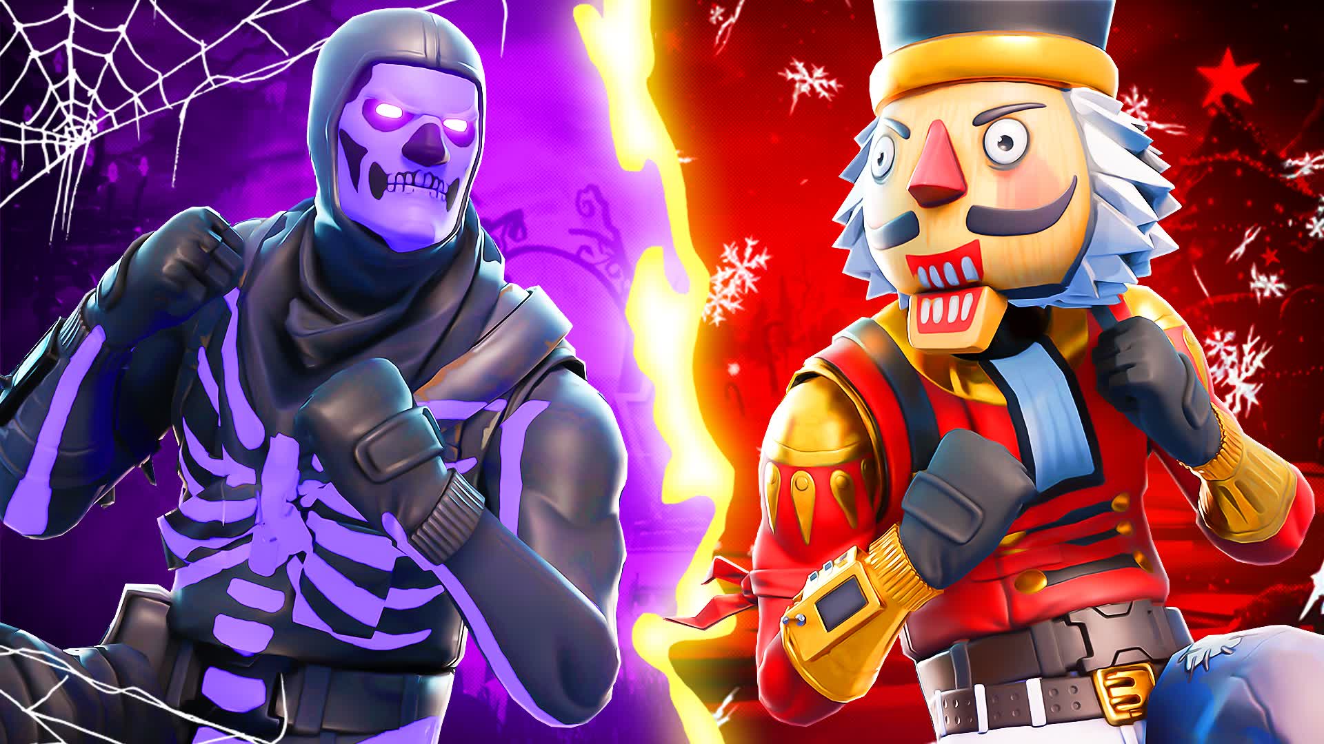 SKULLY VS CRACKSHOT 💀💂 1784-3079-5648 من ابتكار nicks - Fortnite