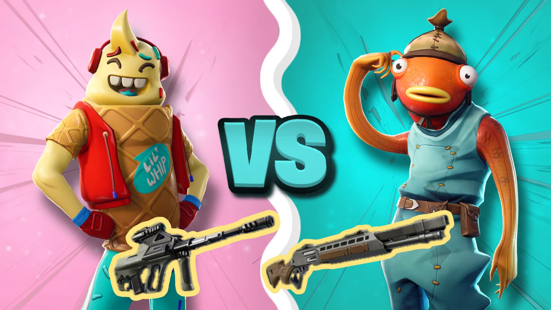 🍦Lil Whip vs Fishstick🐟 5340-5586-3850 by unikala - Fortnite