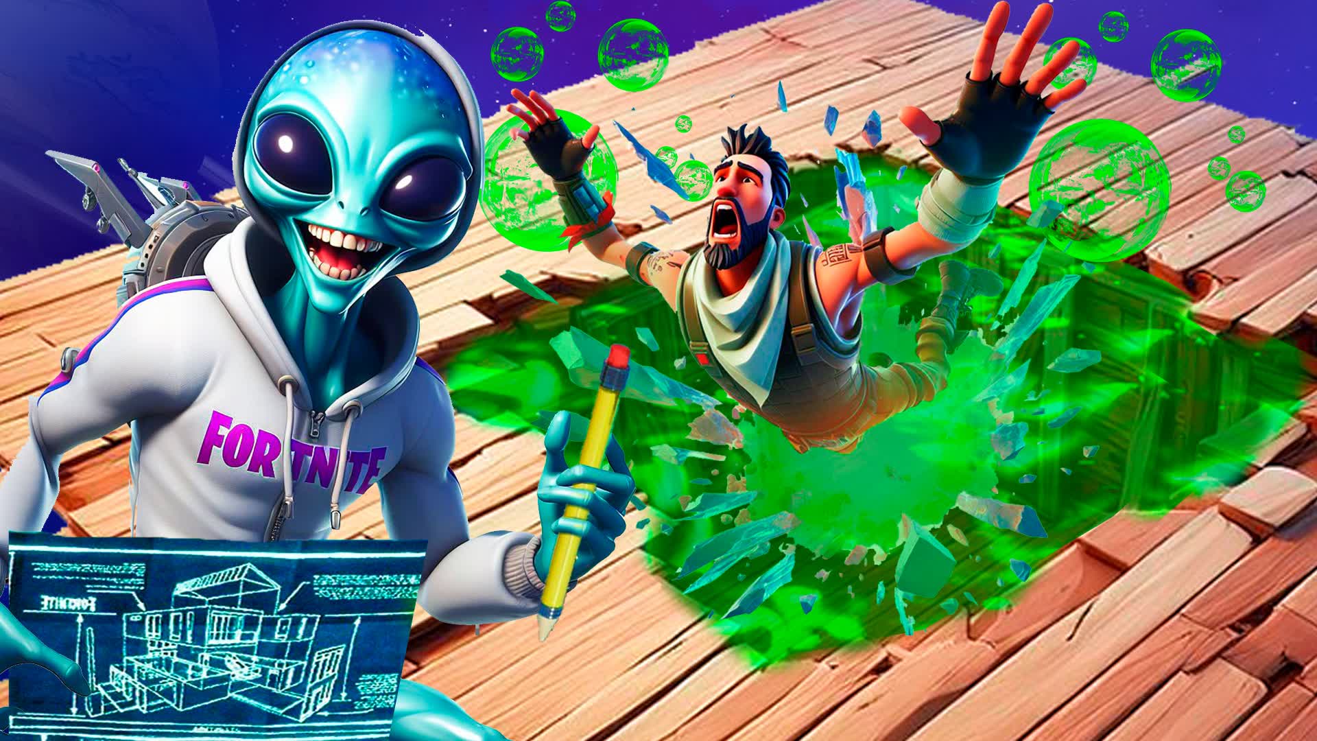 ALIEN EDIT WARS 1452-5862-4842 by tanrox - Fortnite Creative Map Code ...