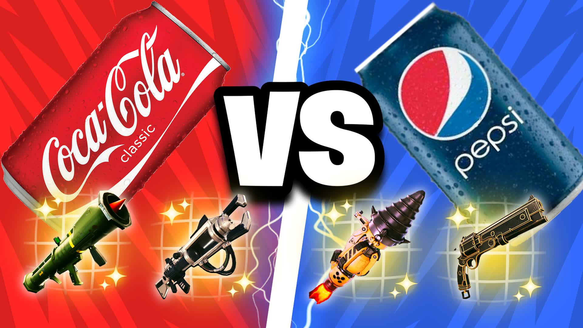 COKE VS PEPSI 🔴🔵 0125-9370-0404 by bethow - Fortnite Creative Map Code ...