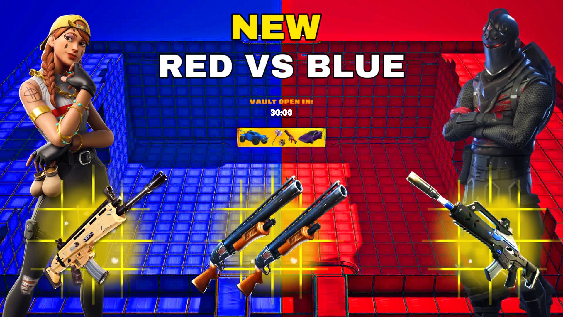 NEW RED VS BLUE 🔴 🔵-⭐ ALL WEAPONS⭐ 8341-2344-3972 by haxo - Fortnite ...