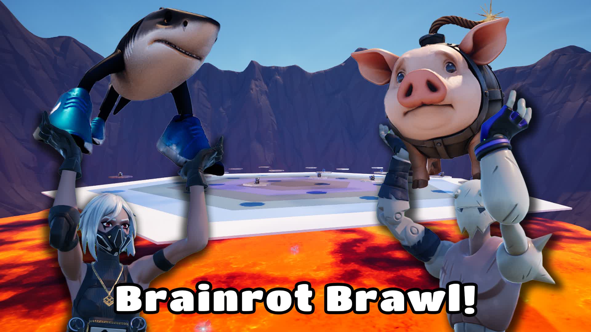 Brainrot Brawl! 2437-3145-6070 by forkknife - Fortnite