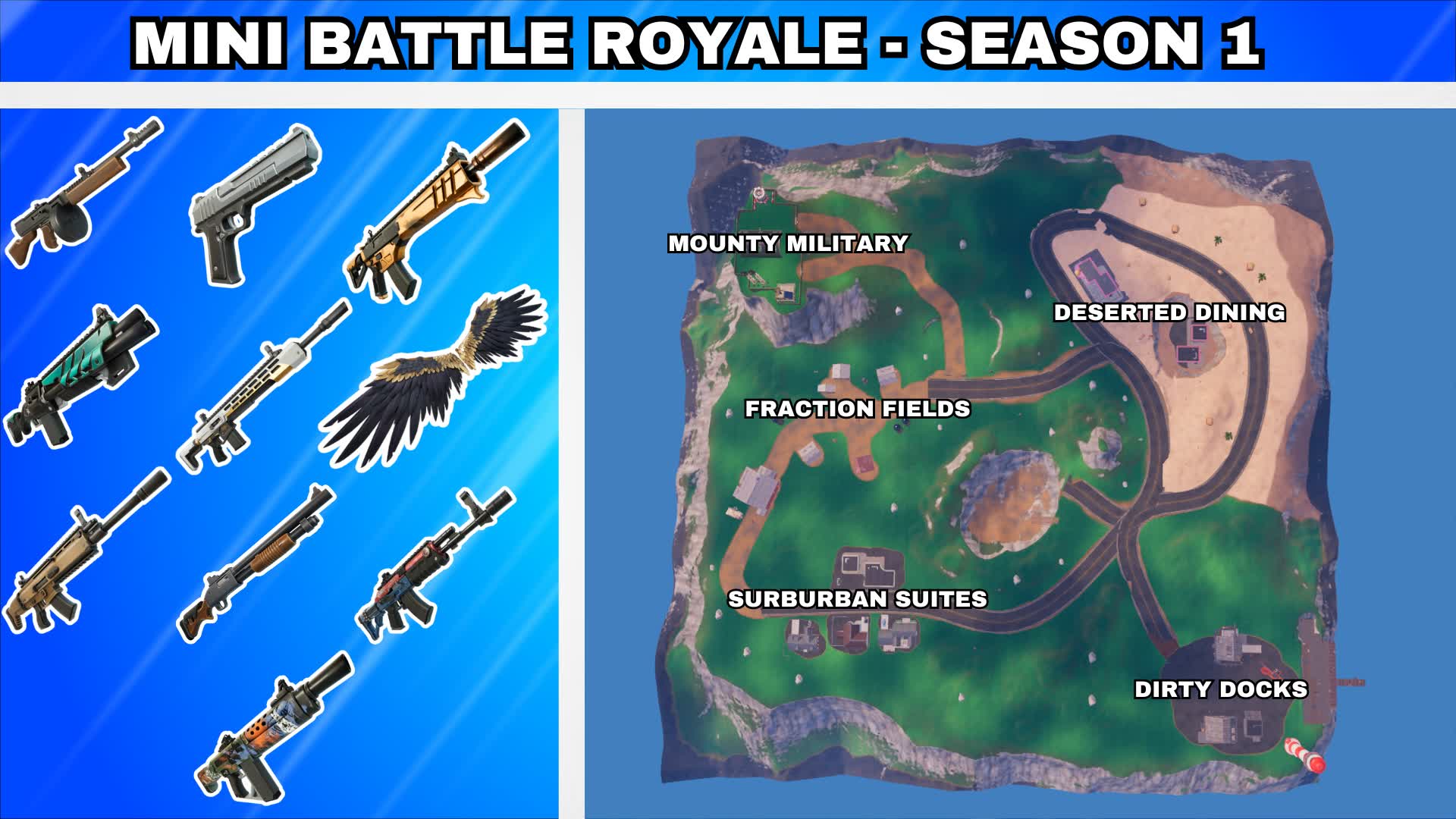 MINI BATTLE ROYALE - SEASON 1 4697-4666-0525 by sappic - Fortnite