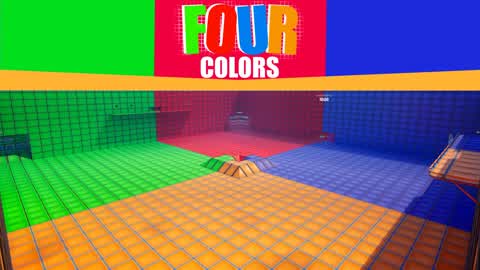FOUR COLORS FIGHT 2🔵🔴 0007-6396-0652 by jravtfn - Fortnite