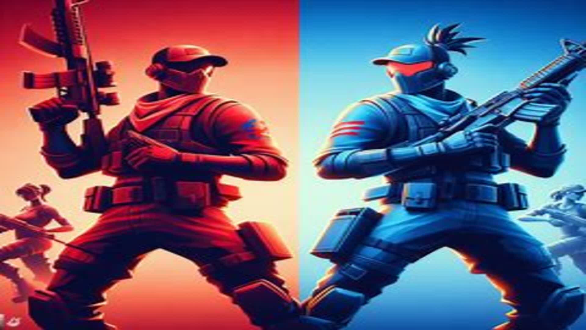 INSANE RED VS BLUE 4222-7644-4218 by couth - Fortnite Creative Map Code ...