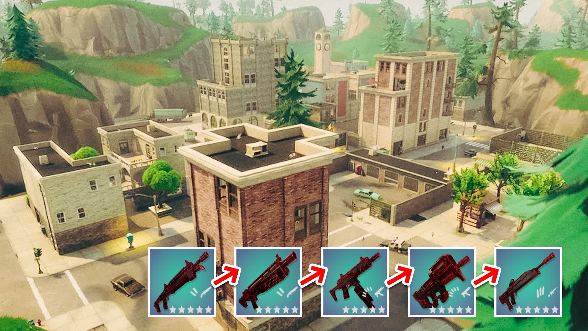 🏹 GUN GAME - TILTED TOWERS 🏹 5302-7967-5848 من ابتكار max94 - Fortnite