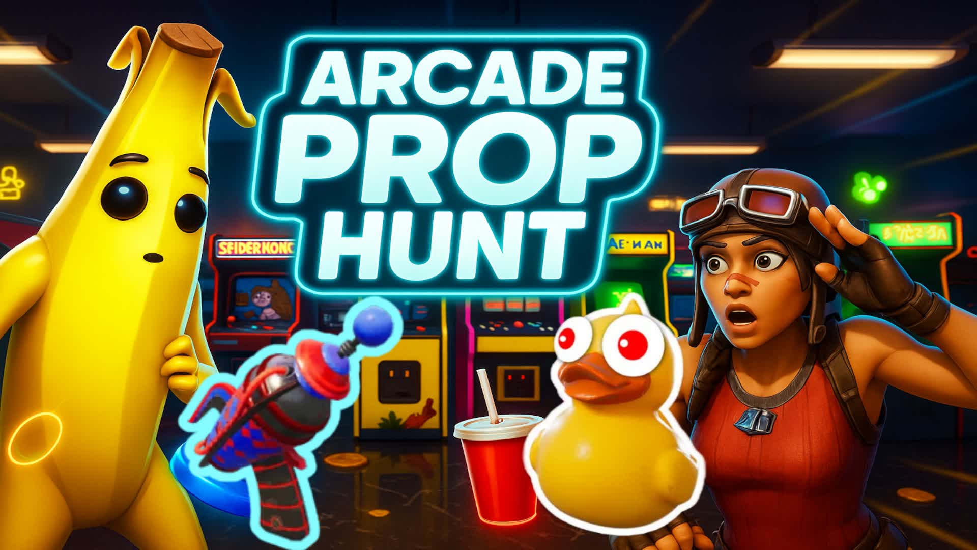 🕹️ ARCADE PROP HUNT 🕹️ 1840-2114-3056 by gomeinator - Fortnite Creative ...
