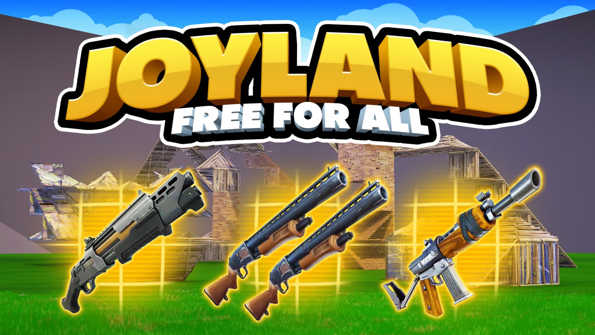 JOYLAND - ALL GUNS 1v1 0033-4623-7727 من ابتكار bency - Fortnite