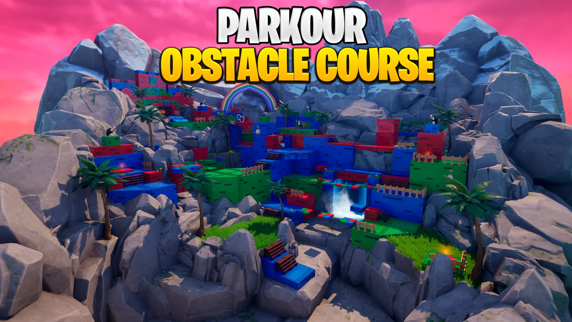 BRICKS PARKOUR OBSTACLE COURSE 9486-4598-2906 par steiner - Fortnite