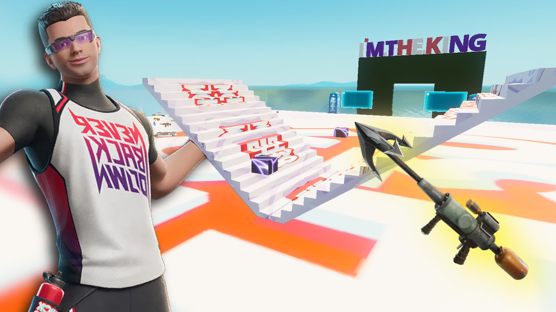 1v1 BUILD FIGHT - Nick Eh 30 0501-1459-0658 من ابتكار lowfacs - Fortnite