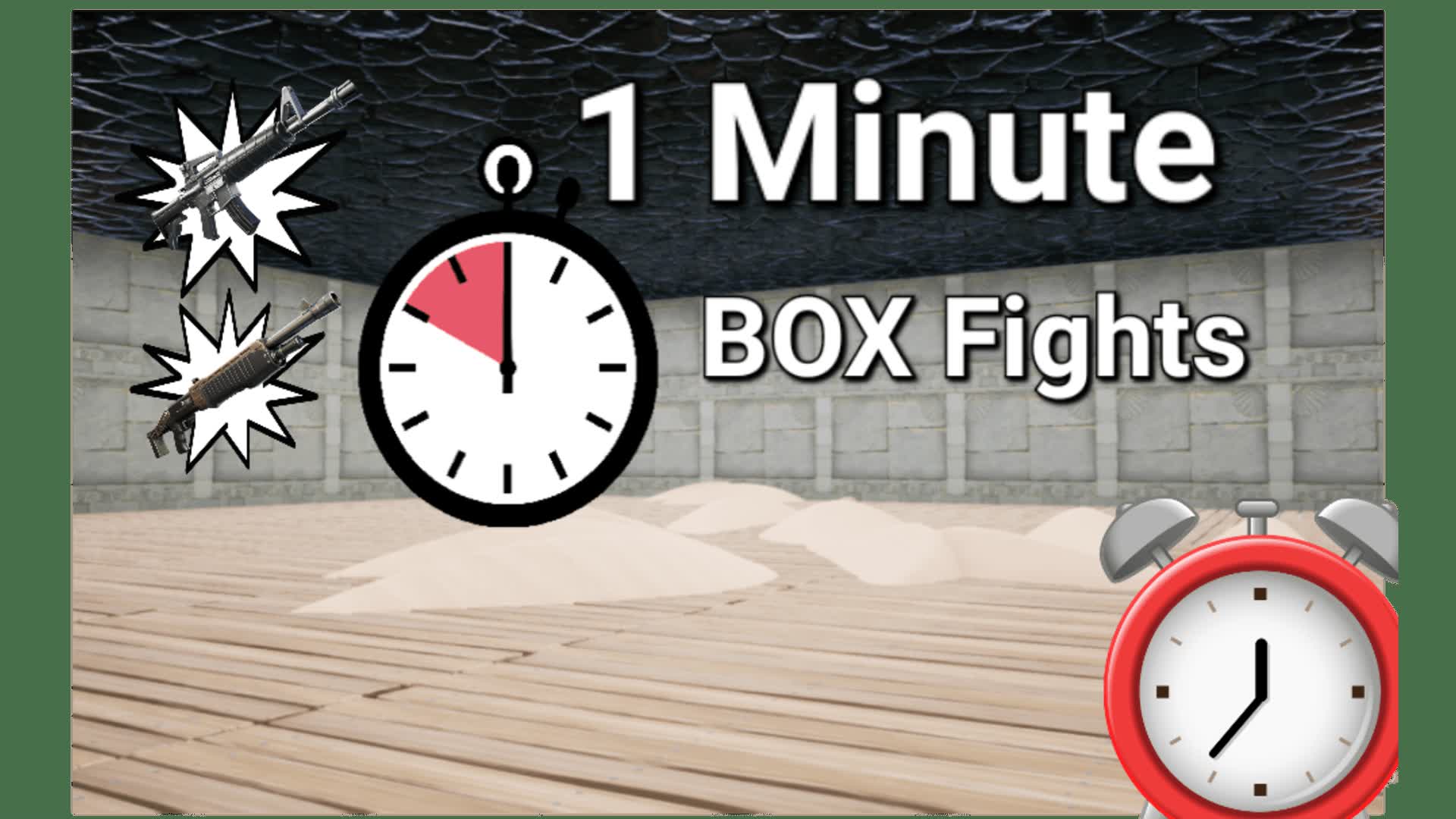 1 Minute Box Fights 1770-2430-9713 by kles - Fortnite Creative Map Code ...