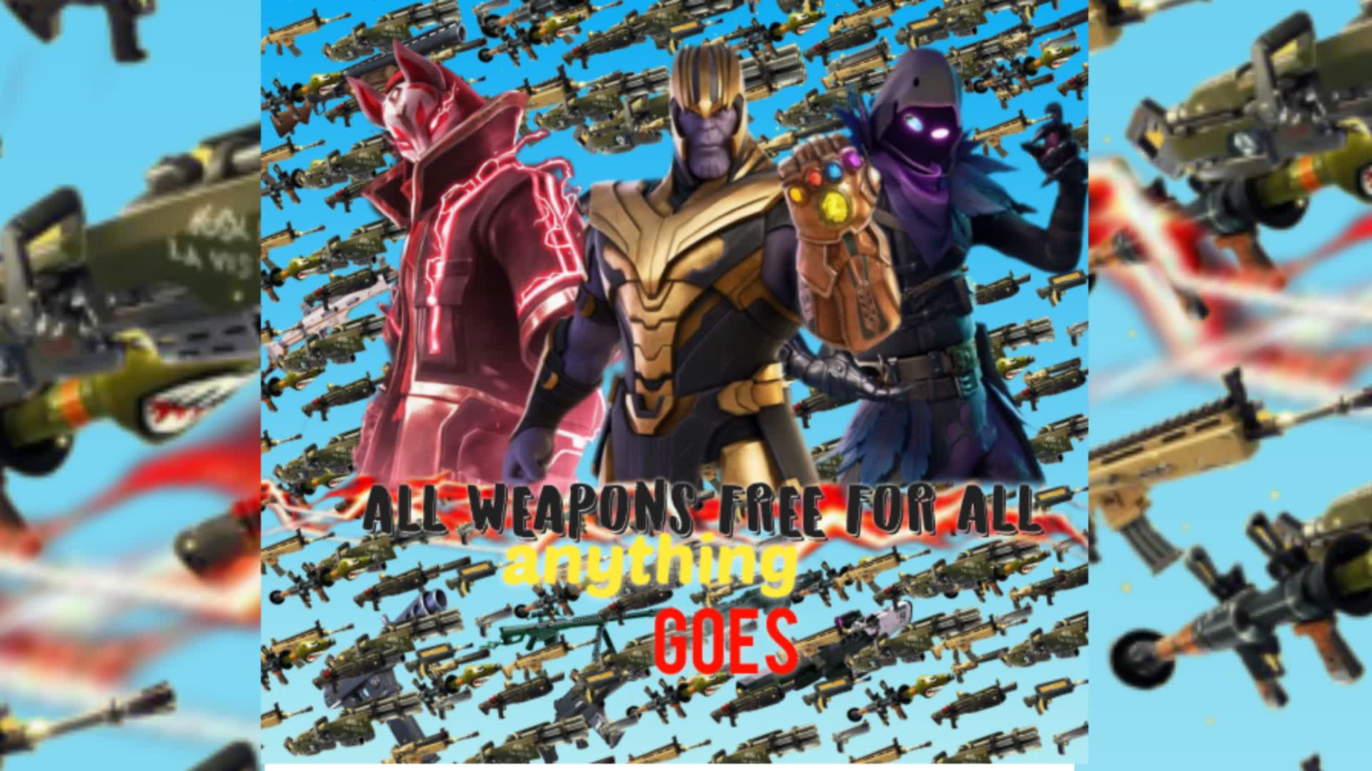 ALL WEAPONS FREE FOR ALL 7302-3461-1659 by ggse - Fortnite Creative Map ...