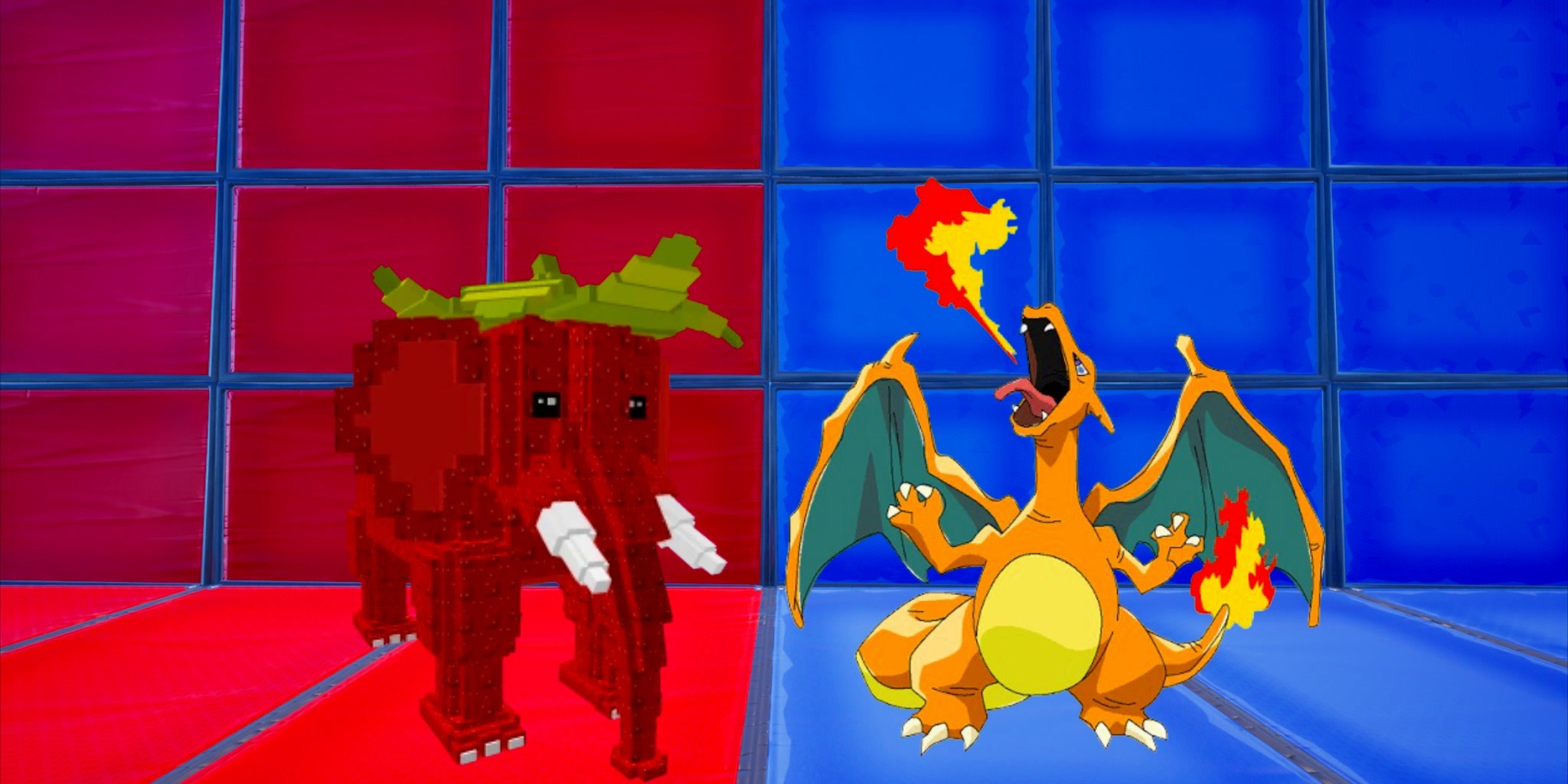 RED VS BLUE POKEMON BRAINROT 🔴🔵 0592-3573-9328 by lenzio - Fortnite ...