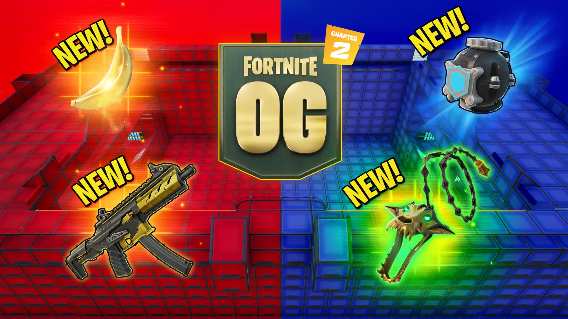 INSANE RED VS BLUE 🔴🔵 8242-2336-7235 by voxal - Fortnite Creative Map ...