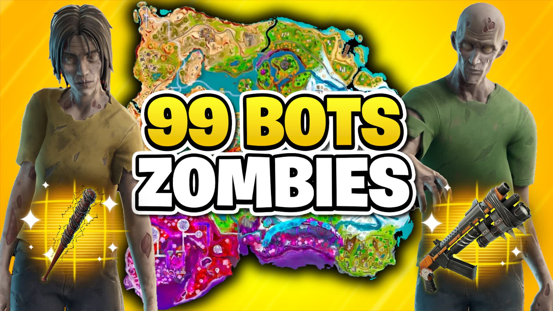 99 BOTS ZOMBIES RANKED FREE FOR ALL GUNS 1356-8461-4438 by satenurmaps - Fortnite Creative Map ...