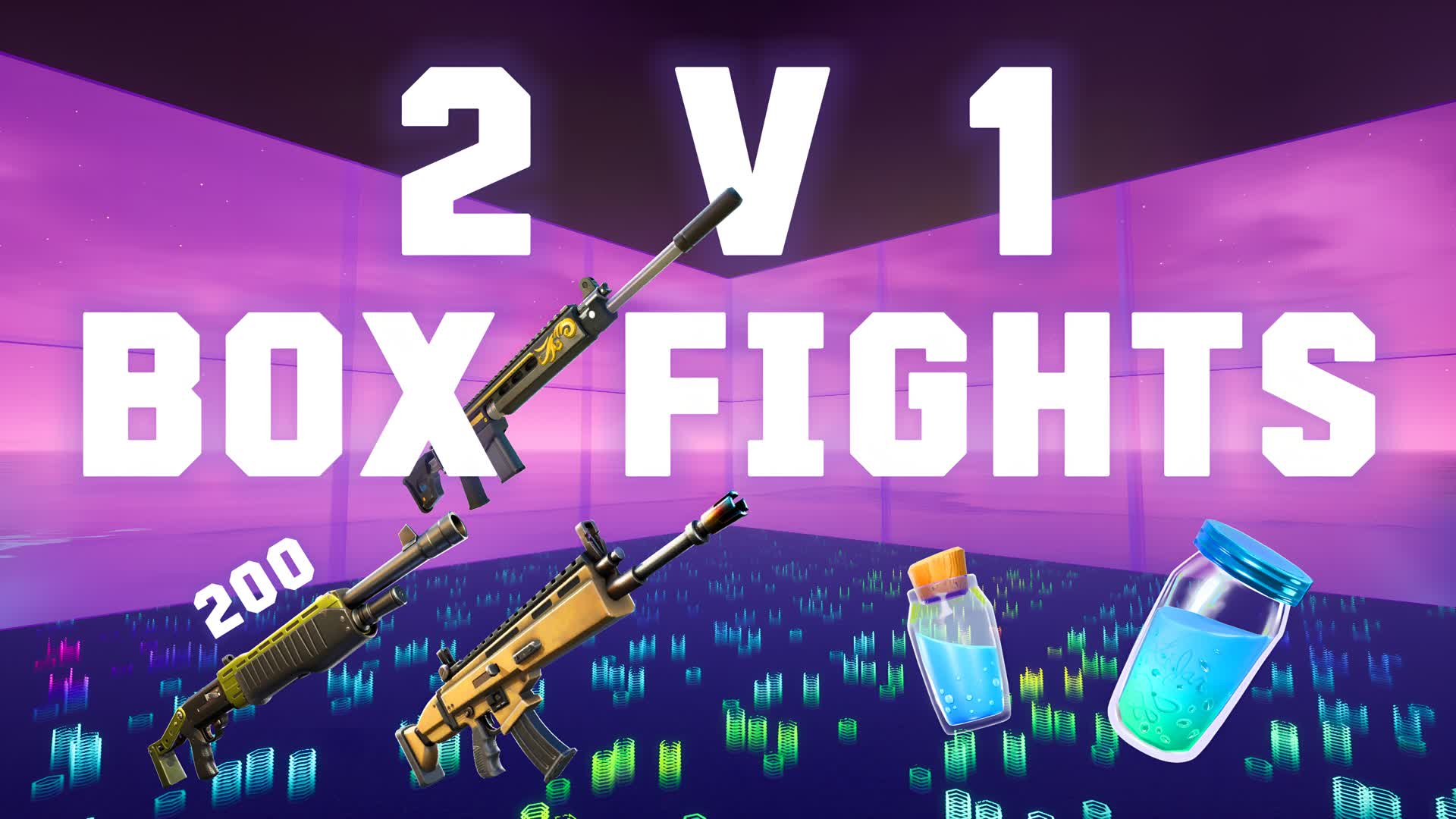 MEGA BOX FIGHT 2V1 💫 4790-7998-5328 by rf7 - Fortnite Creative Map Code ...