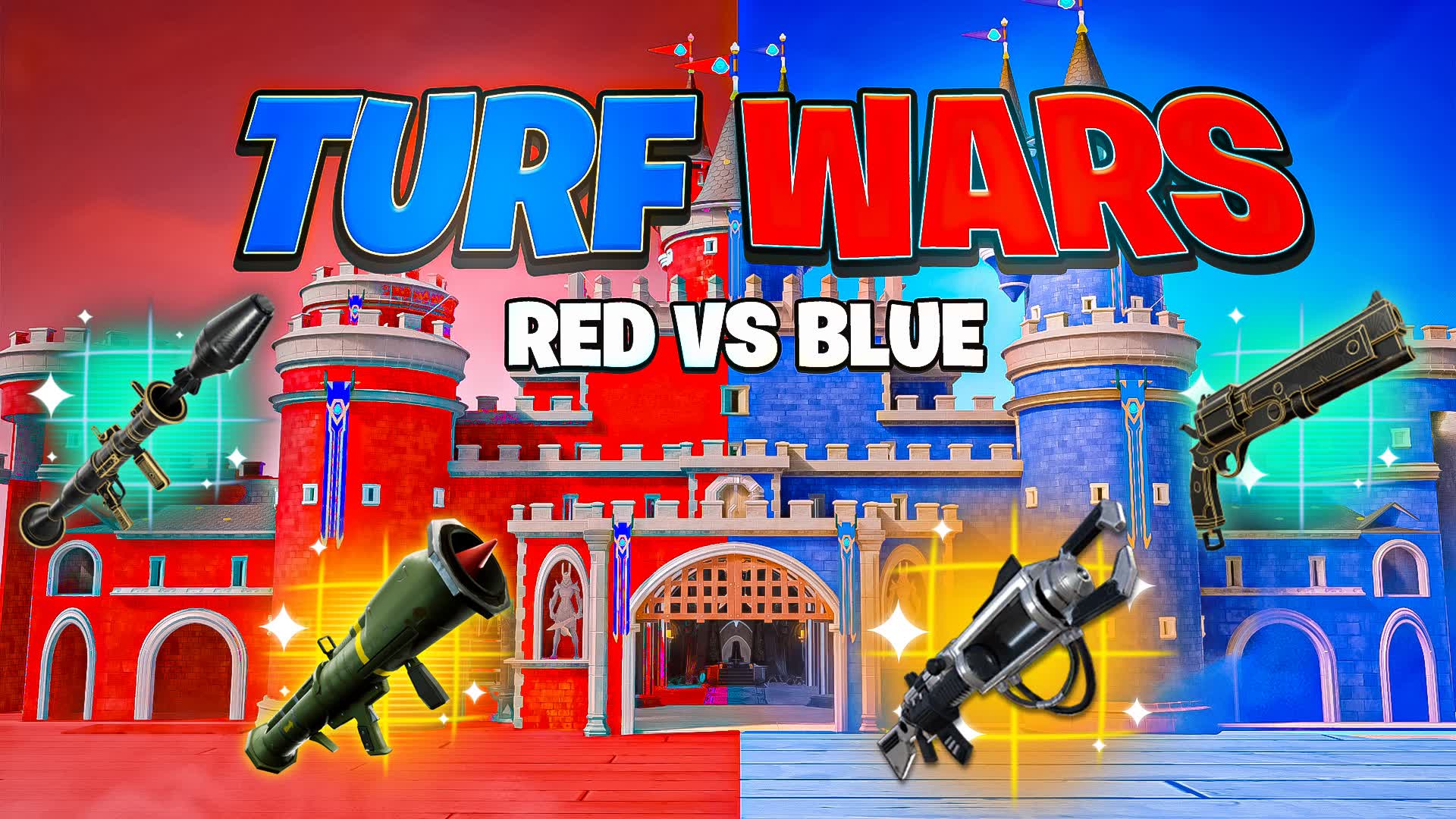 TURF WARS |🔴RED VS BLUE🔵 3147-1053-0349 by zozocorp - Fortnite Creative ...
