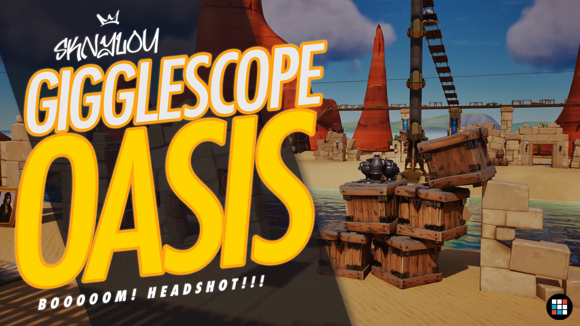 Gigglescope Oasis | 4v4 5386-9601-1650 by grizzledgatsby - Fortnite.GG