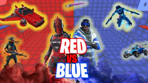 RED VS BLUE - CAPTURE THE FLAG 7055-7841-5159 by borks - Fortnite