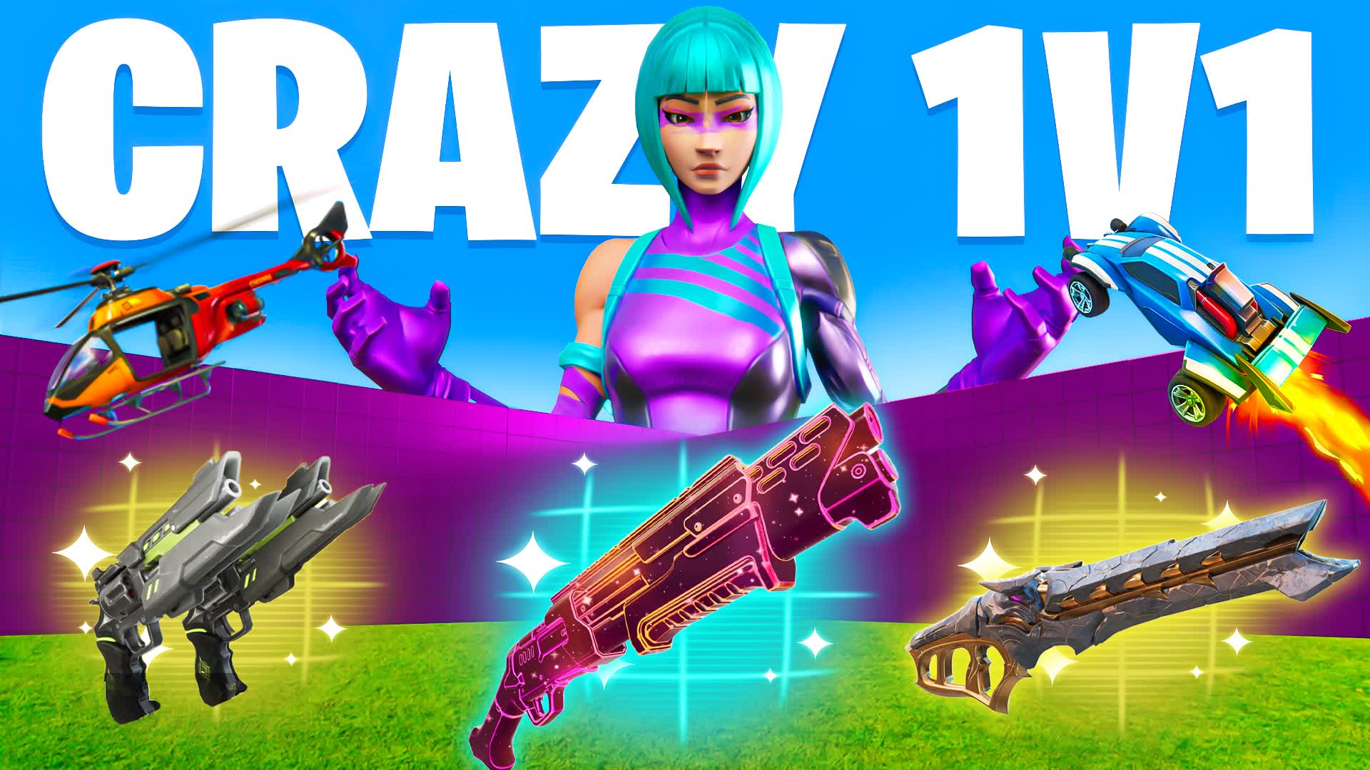 CRAZY 1V1 ALL GUNS ⭐1 ضد 1 جميع الأسلحة 9898-9368-9230 by lolmaps - Fortnite Creative Map Code ...