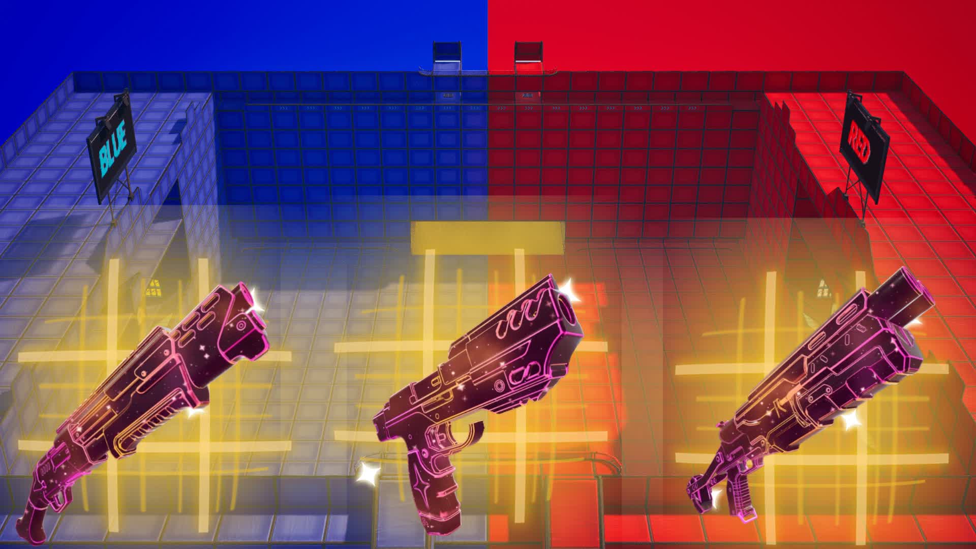 Hyper Red VS Blue🔴🔵 7167-5241-5563 by f-takuya - Fortnite