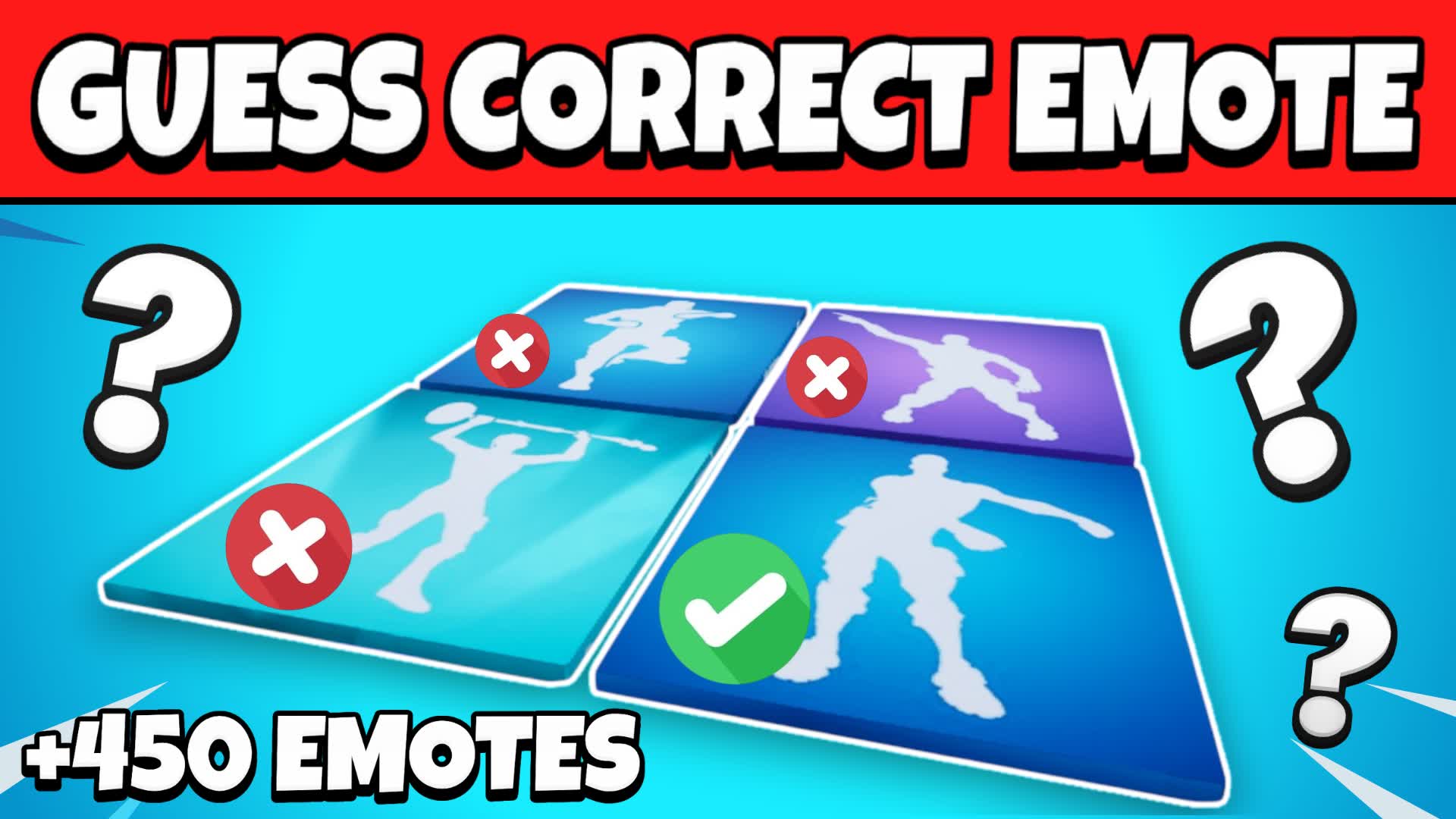 GUESS THE CORRECT EMOTE 0873-0852-7316 by dani280n2 - Fortnite Creative ...