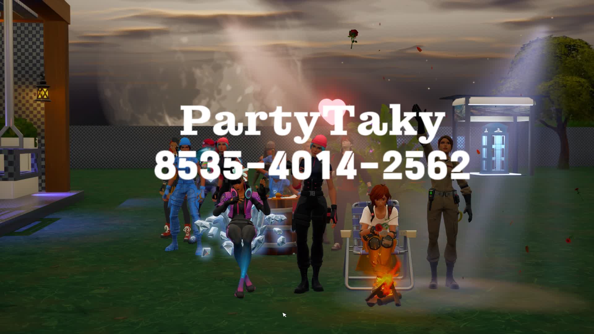 PartyTaky 8535-4014-2562 by taky - Fortnite Creative Map Code - Fortnite.GG