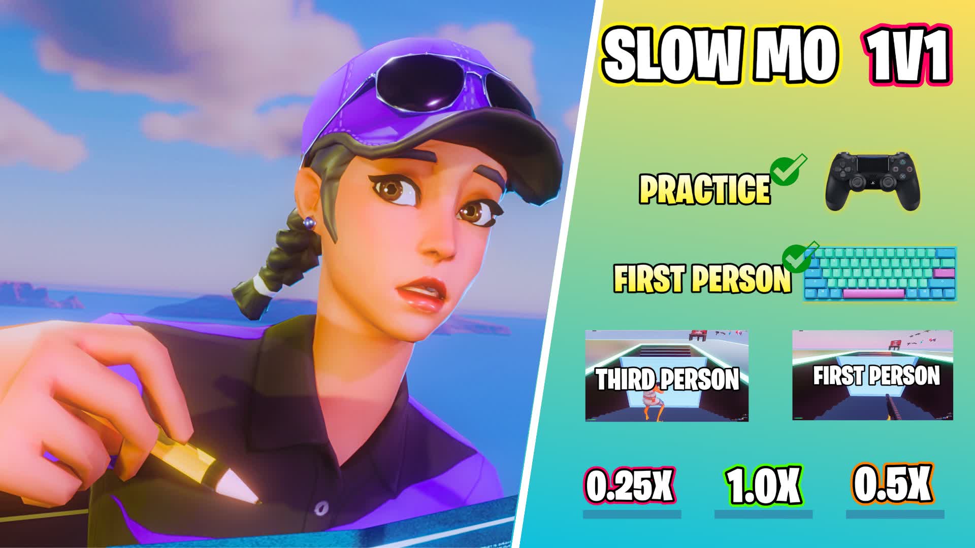 SLOW-MO 1V1 7123-5831-1826 by lil_bert - Fortnite Creative Map Code ...