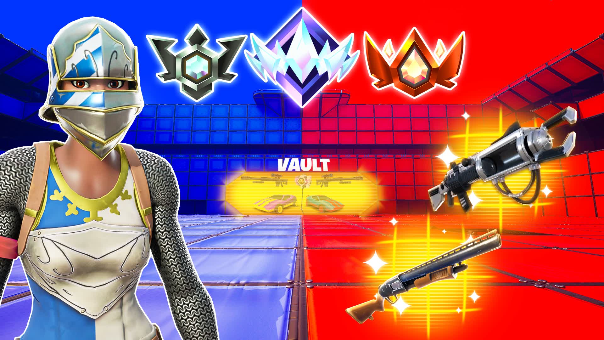 ⭐OG RANKED RED VS BLUE🔴🔵 6012-0434-7926 by seocreative - フォートナイト