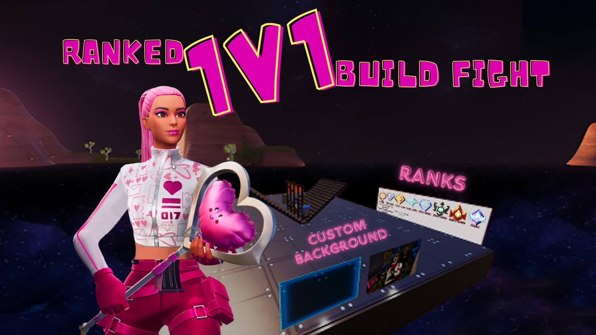 🏆 RANKED 1V1 BUILD FIGHT 5682-7555-0108 by vortexers - Fortnite Creative Map Code - Fortnite.GG