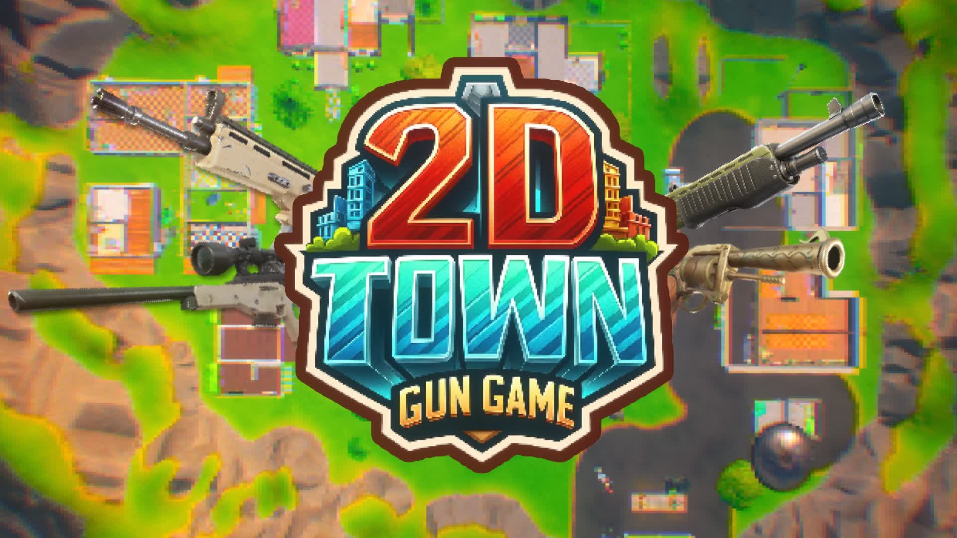 2D TOWN GUN GAME 🏠 ONE SHOT 4263-1143-5733 by klozeen - Fortnite ...