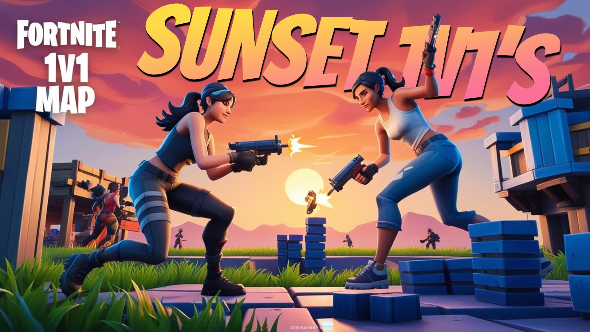 SUNSET 1V1's 3694-7921-8713 by kellbro - Fortnite Creative Map Code - Fortnite.GG