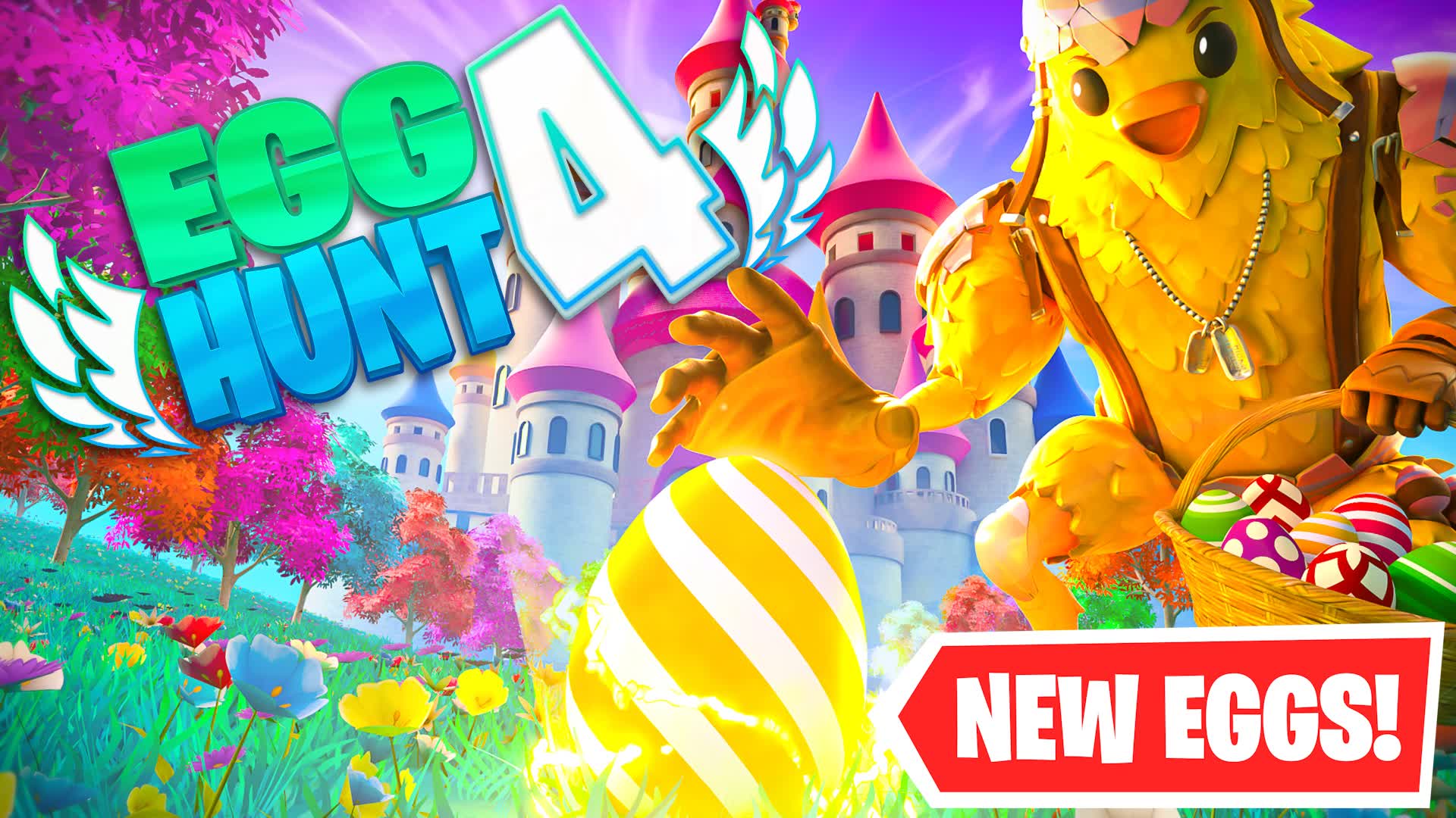 🔍 Egg Hunt 4 🥚NEW EGGS! 🐰 4586-5950-5525 by kebrem - Fortnite Creative Map Code - Fortnite.GG