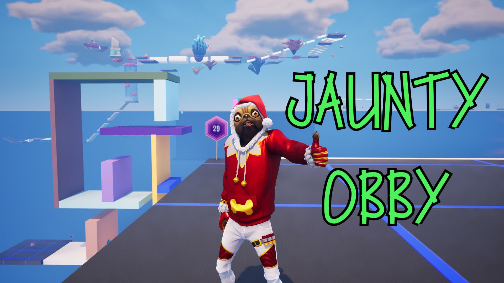 Jaunty Obby 6809-3149-2377 by endofn - Fortnite Creative Map Code ...