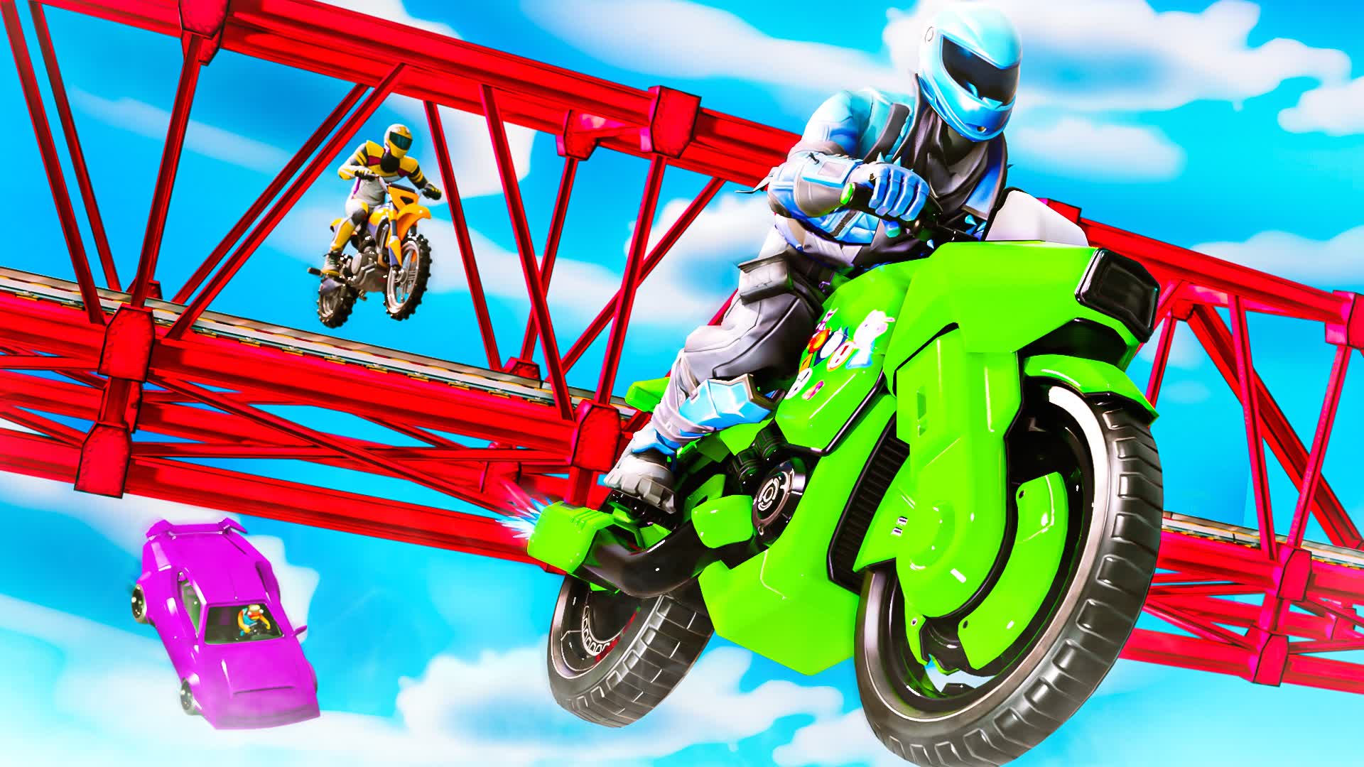 🏎️ULTIMATE bridge stunts 8025-2249-6826 by Tiktok Bulba1x - Fortnite.GG
