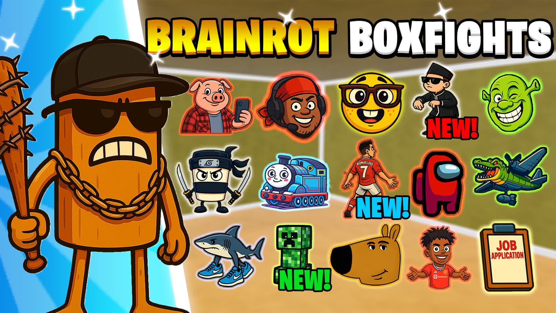 PAZZI COMBATTIMENTI TRA BRAINROT 😂 5298-8876-7357 di noscup - Fortnite