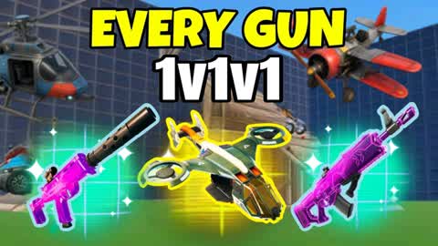 Every Gun 1v1v1 9485 4873 5603 By Egypwr Fortnite Creative Map Code