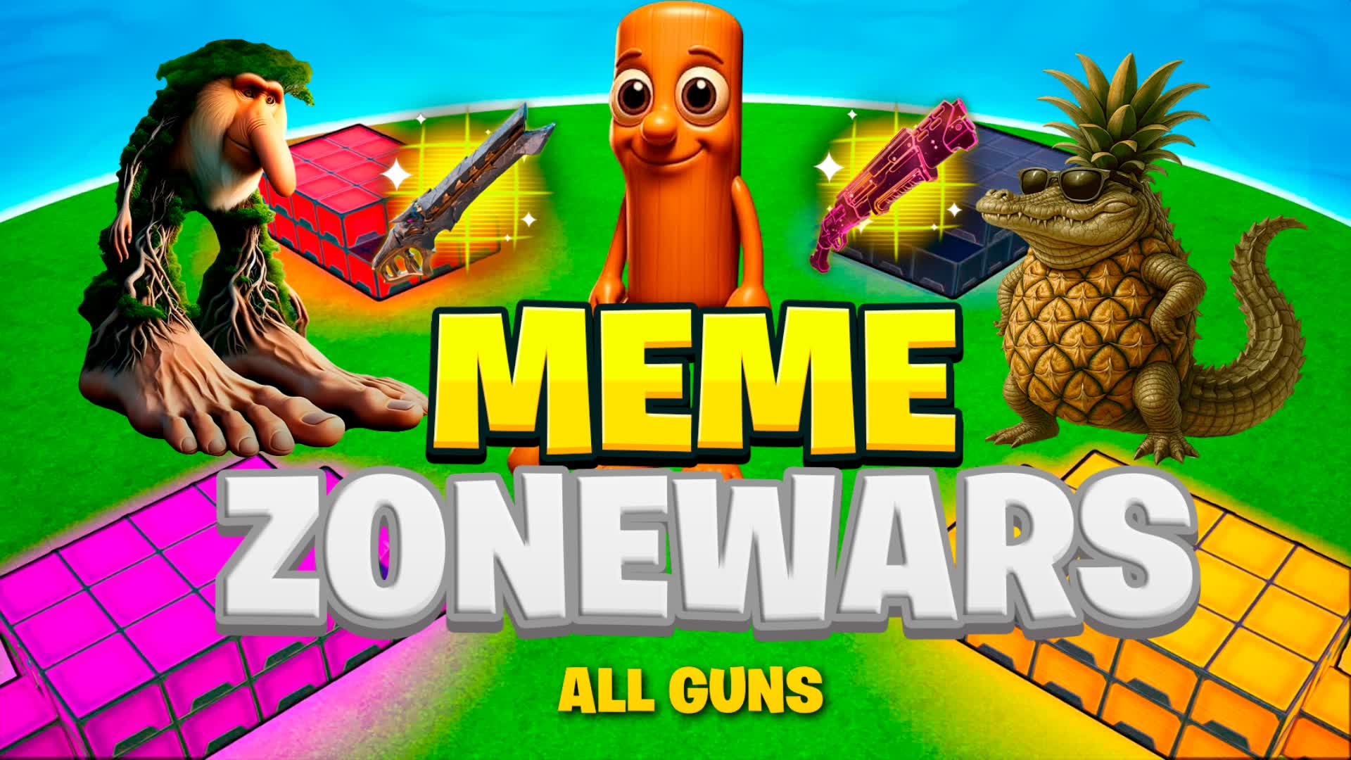 SUPER 😎 MEME WARS - ZONE WARS ⭐ 7775-7910-8471 by mc-x - Fortnite ...