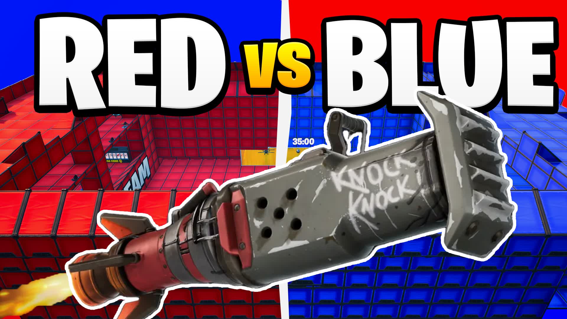 🏆FUNNY RED VS BLUE🆕 7213-3755-3492 by van - Fortnite Creative Map Code ...