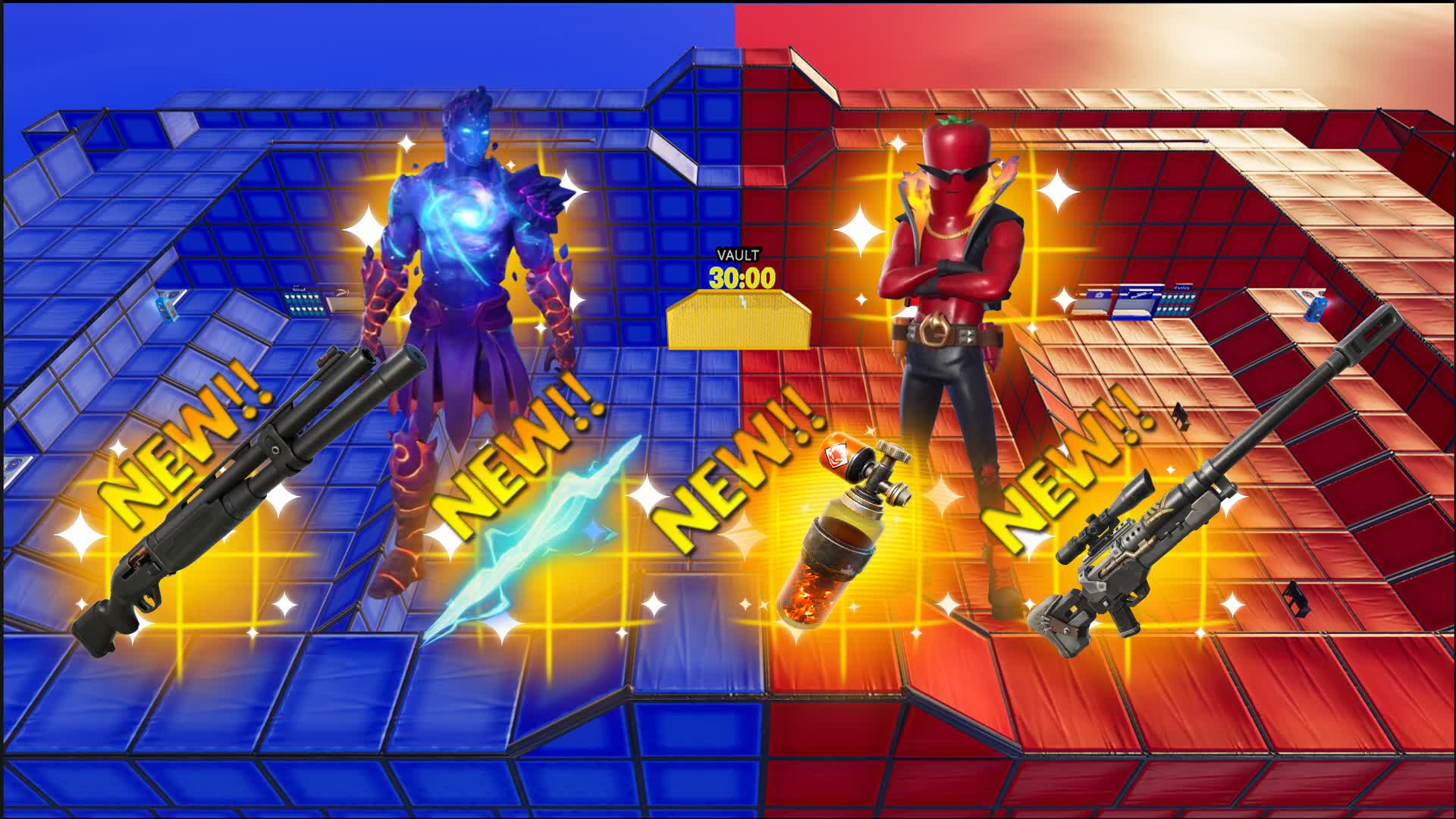 RED VS blue TEAM CRAZY🔴🔵 0997-4234-7536 by shuloxo - Fortnite Creative ...