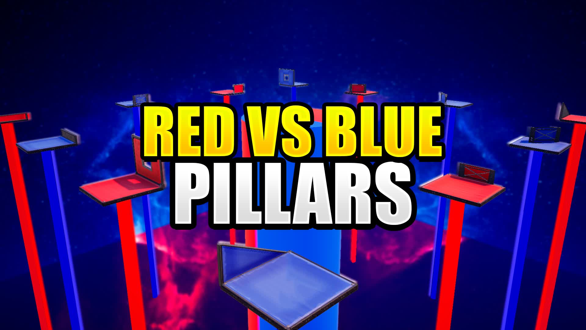 🔴RED vs BLUE PILLARS🔵 4607-4963-3648 من ابتكار pl_gameplay - Fortnite