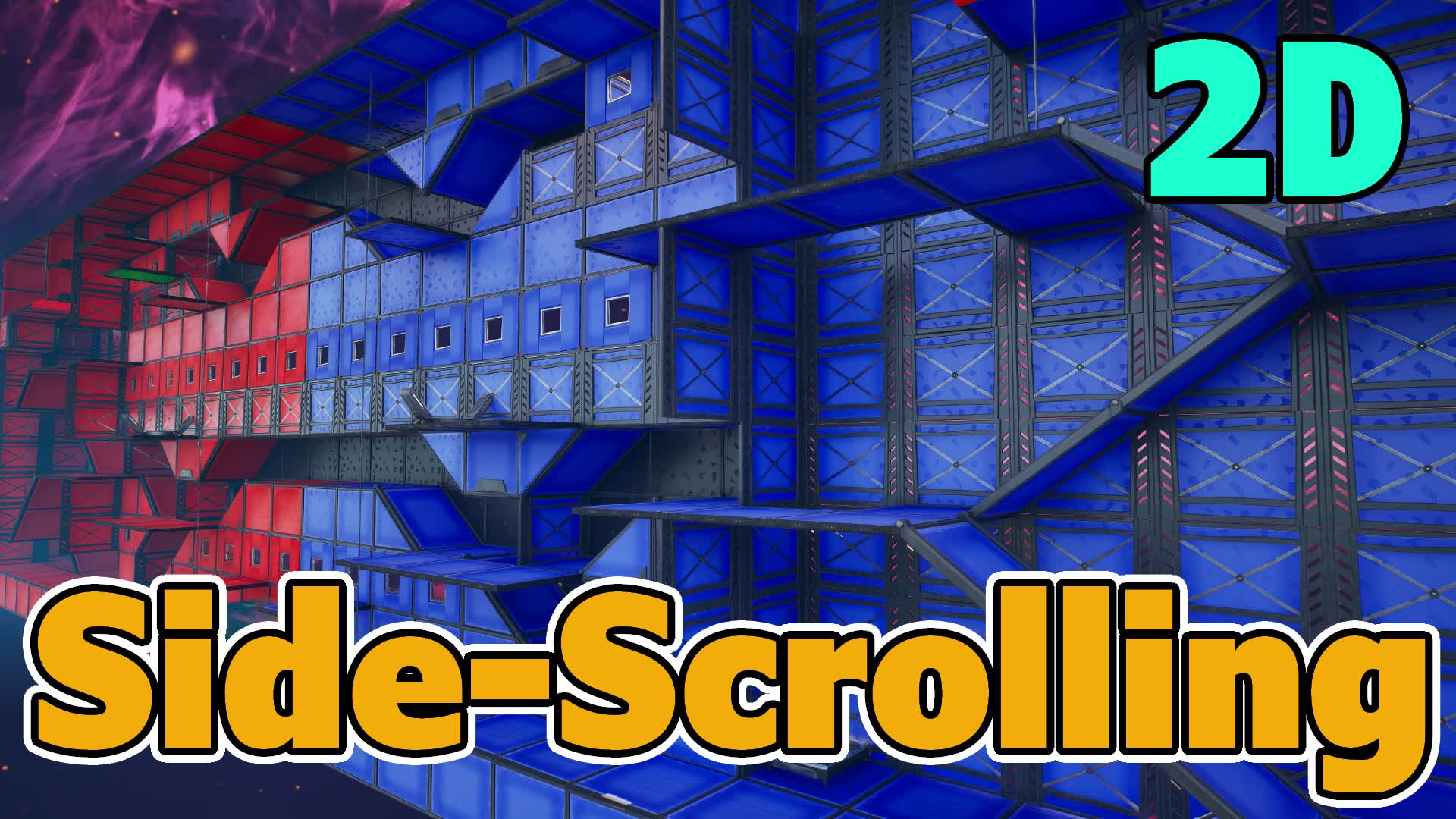 2D Side-Scrolling Game 🔴RED VS BLUE🔵 7449-6418-0616 by shinma - Fortnite Creative Map Code ...