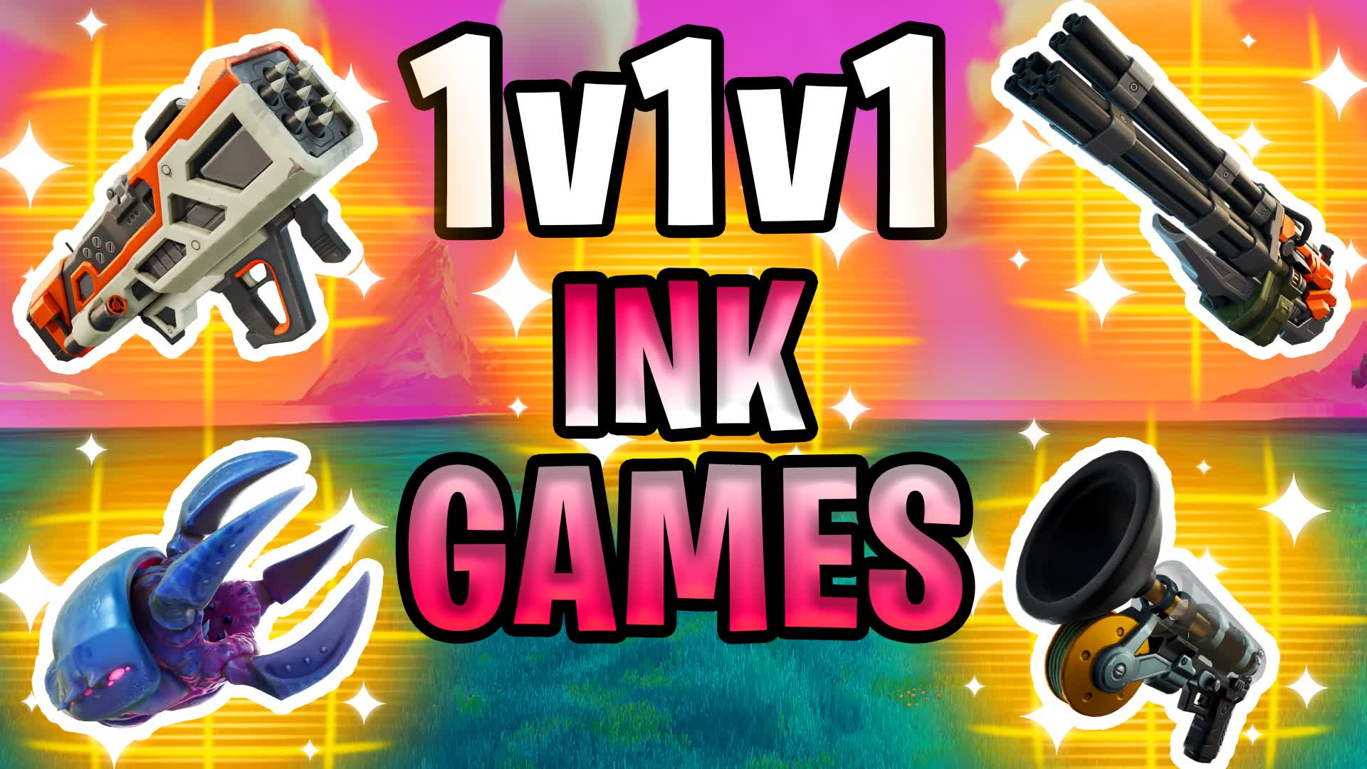 INK 1v1v1 ALL GUN RELOAD MINI GAMES 2966-9205-8686 by xhoz - Fortnite ...