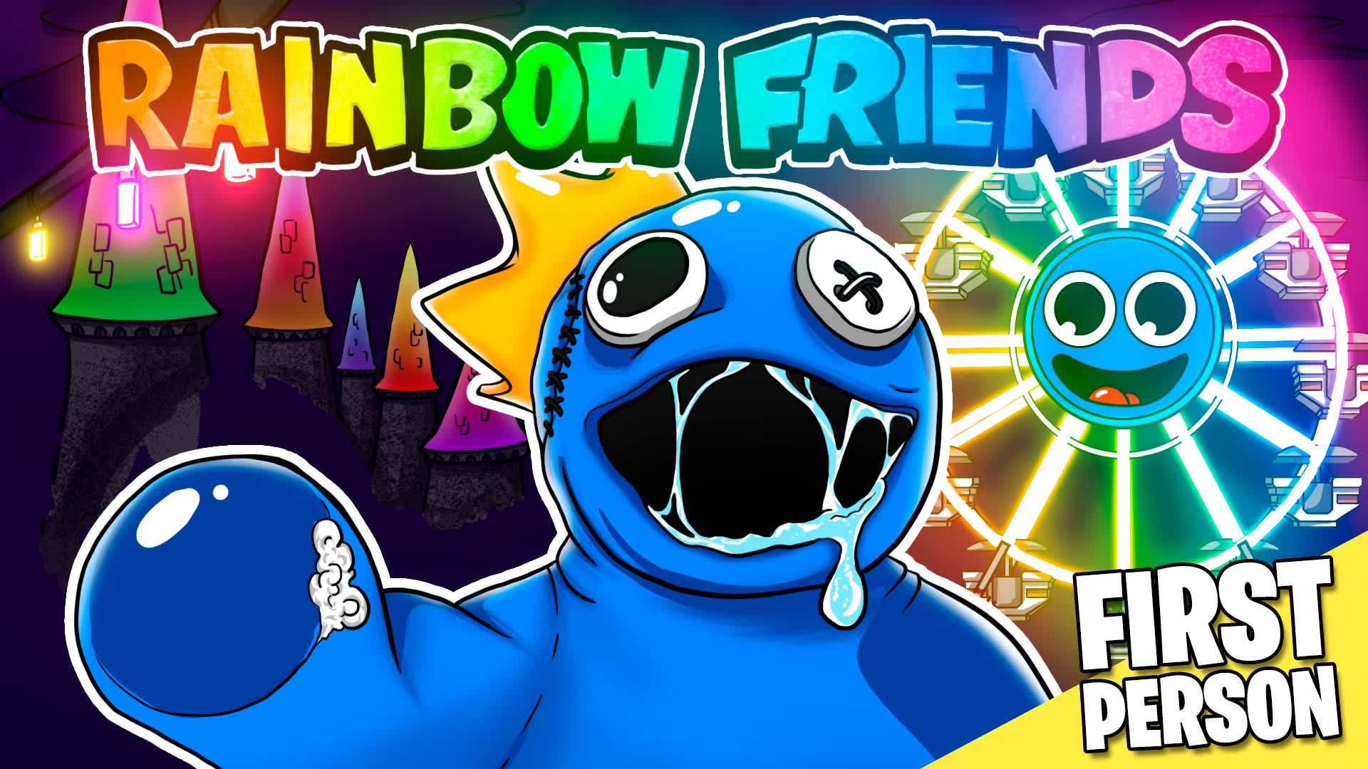 RAINBOW FRIENDS 🌈 - HORROR FIRST PERSON - 8442-5023-8116 | Fortnite Zone