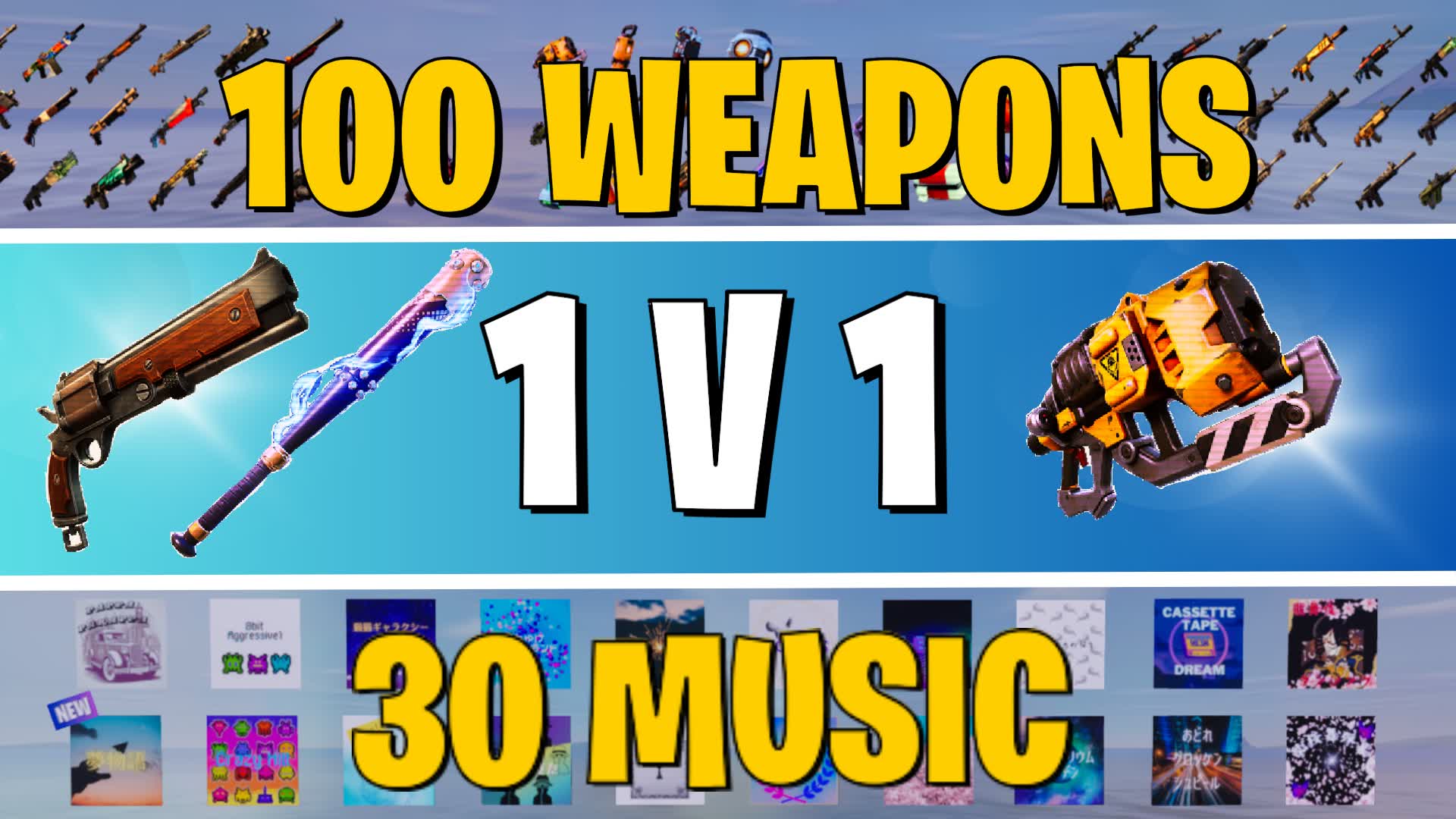 100 Weapons 1V1 Build Fights [horahora] 4898-7902-2071 by horahora ...