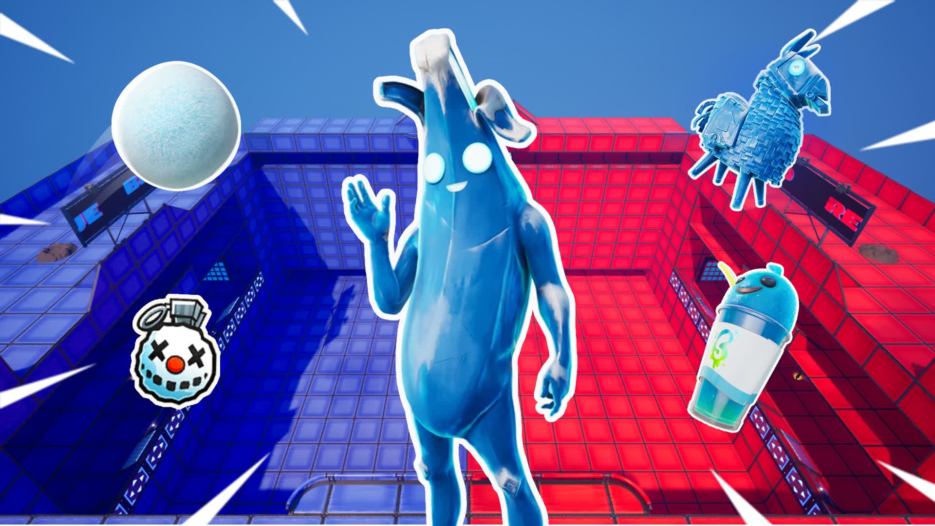 ️SNOWY WINTER REDVSBLUE ️ 0022-3364-7294 by shaker10 - Fortnite ...