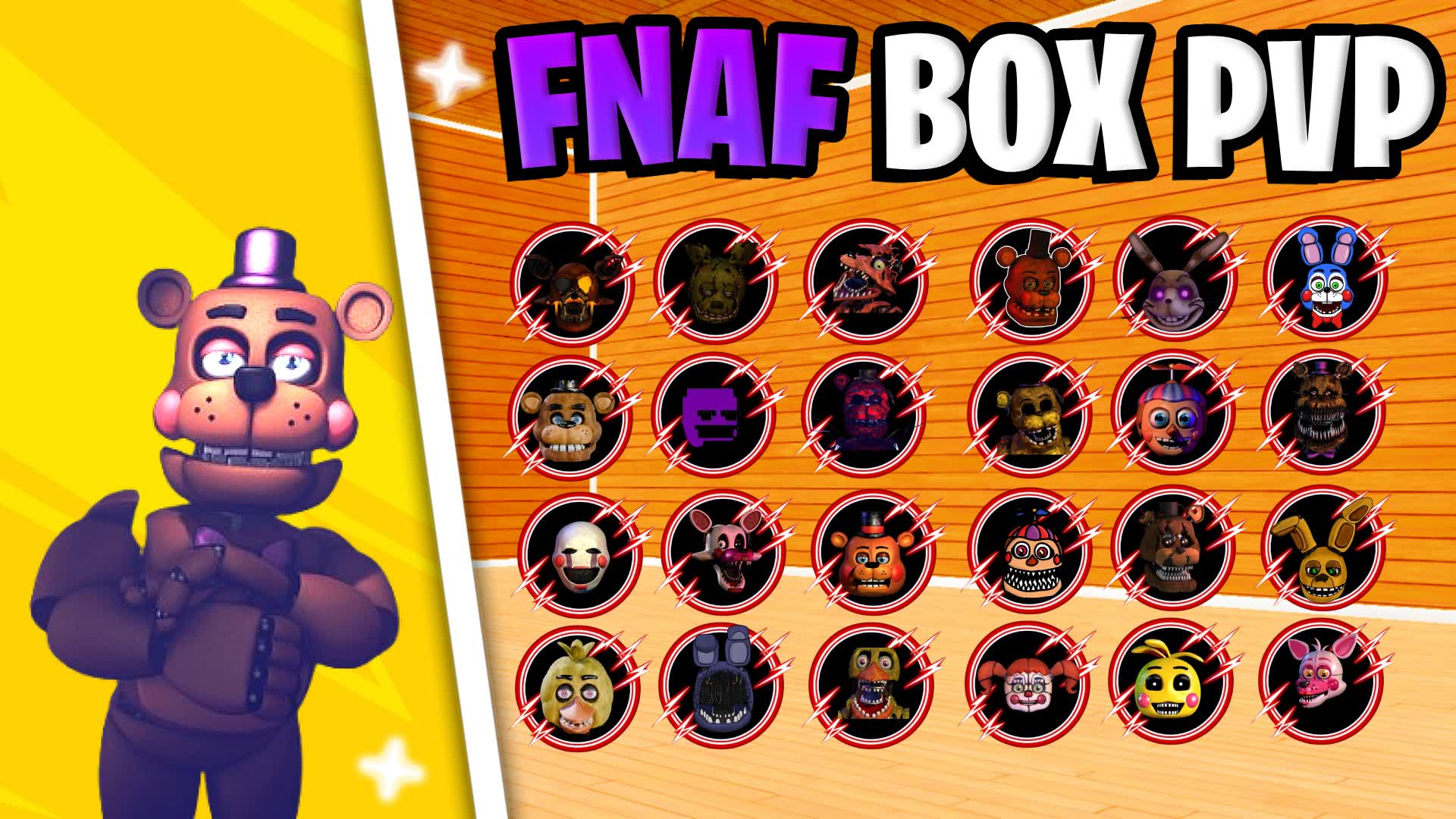FNAF BOX PVP 📦 7672-6025-9913 by ghostly22 - Fortnite Creative Map Code ...