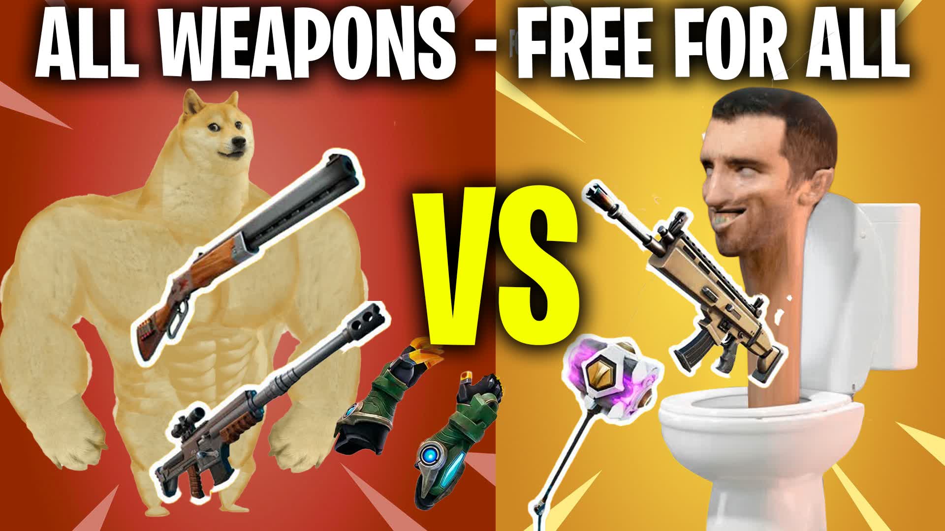 🚽SKIBIDI TOILET VS BUFF DOGE🐕 4805-2652-3755 by e11 - Fortnite Creative ...