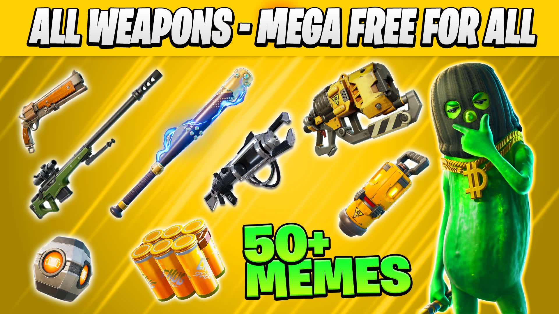 All Weapons - ⭐️Mega Meme Free For All⭐️ 2931-5963-0976 by kris_bg06 ...